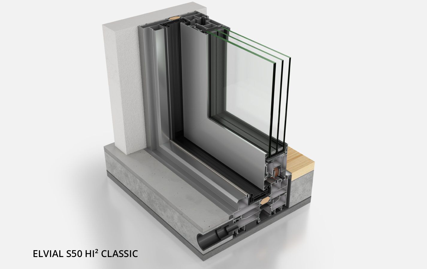 ELVIAL SL 50 HI² CLASSIC - Κουφώματα Αλουμινίου Eco Bau